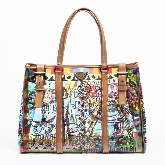 Prada | Bags | Prada Multicolor Venice Tote | Poshmark